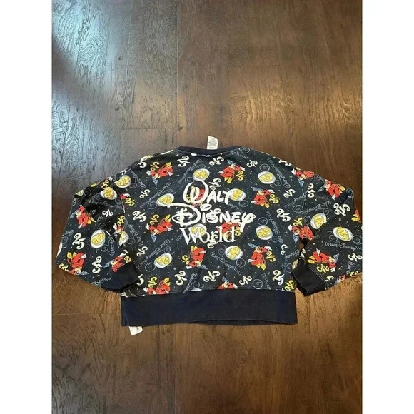 Disney | Tops | Walt Disney World Sweater Adult Blue 25th Anniversary ...